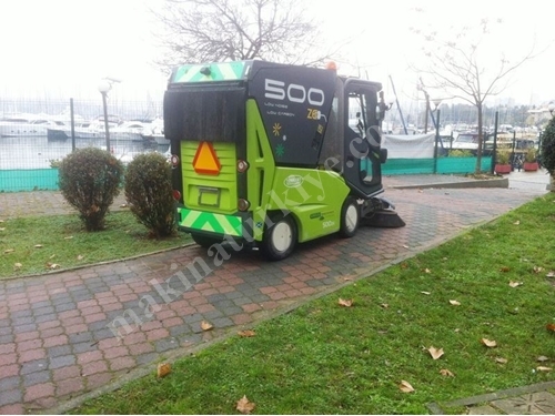 Akülü Mini Vakumlu Sokak Süpürge Aracı Green Machines 500 ZE ...