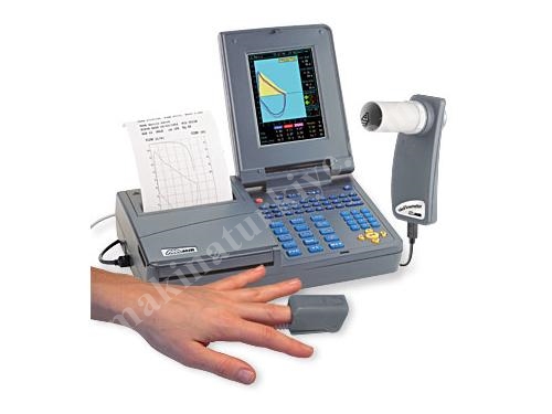 Pulse Oksimetreli Spo2 Spirometre Cihazı (6000 Test Hafızası) - MIR ...