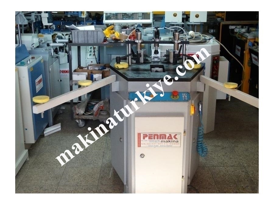 Hidropnömatik Alüminyum Köşe Birleştirme Presi - Penmak Penmak EC9820 ...