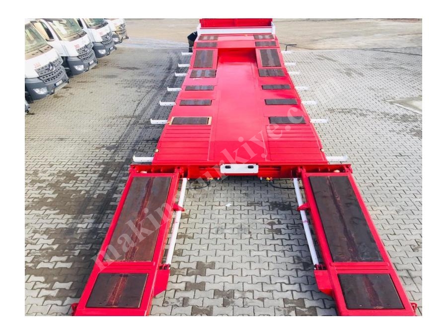 4 Dingilli Lowbet Dorse 50 Ton/ 4 Axles Lowbed Semi-Trailer Özdemirsan {Model} | makinaturkiye.com