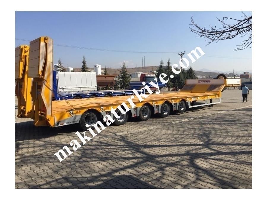 5 Dingilli Lowbet Dorse 60 Ton /5 Axles Lowbed Semi-Trailer Özdemirsan {Model} | makinaturkiye.com