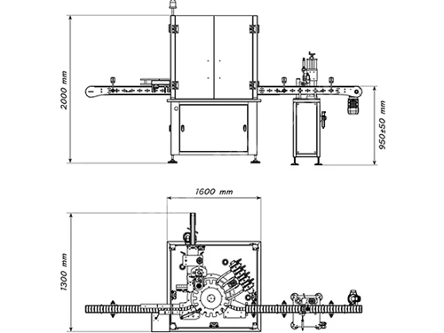 Modular System Volumetric Liquid Filling Machine Elektromag M-MDL-A01 ...