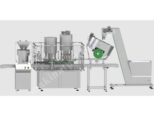 50-200 Bpm Automatic Rotary Stopper & Capping Machine Elektromag M-KAP ...