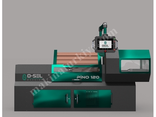 100 mm Otomatik CNC Ahşap Torna Osel PİNO 120 | makinaturkiye.com