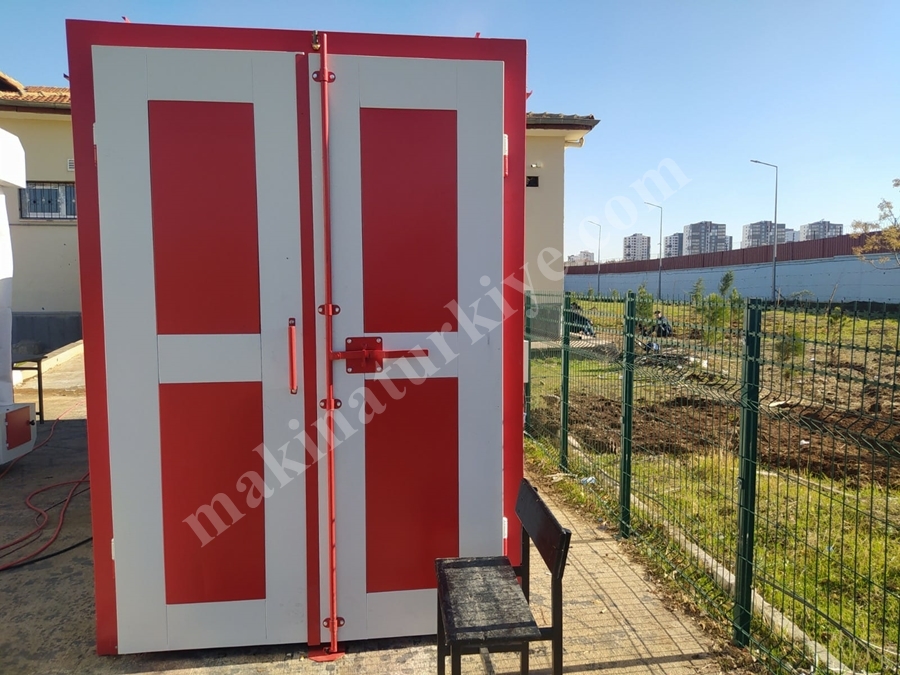Natural Gas Box Type Paint Oven Ercan Makine E-KF001 | makinaturkiye.com