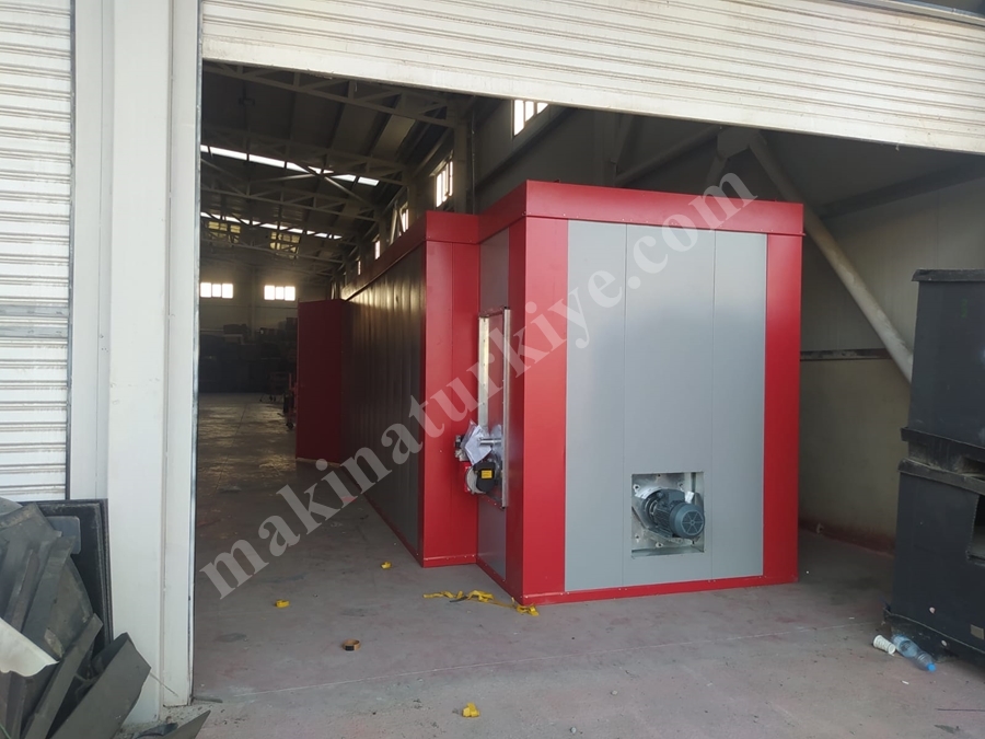 Natural Gas Box Type Paint Oven Ercan Makine E-KF001 | makinaturkiye.com