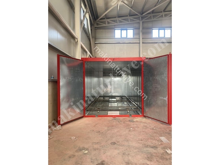 Natural Gas Box Type Paint Oven Ercan Makine E-KF001 | makinaturkiye.com