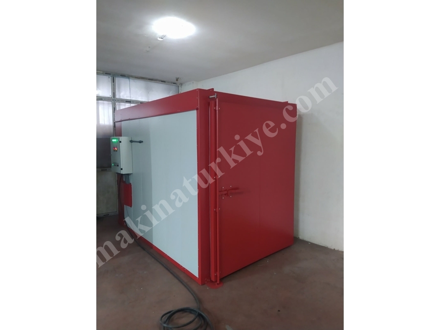 Natural Gas Box Type Paint Oven Ercan Makine E-KF001 | makinaturkiye.com