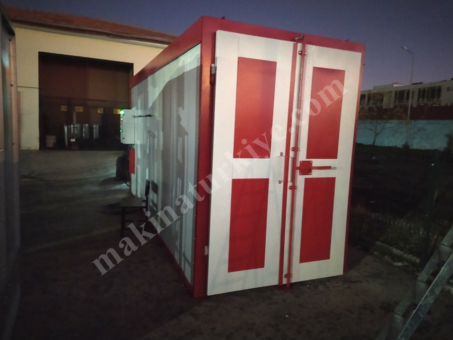 Natural Gas Box Type Paint Oven Ercan Makine E-KF001 | makinaturkiye.com