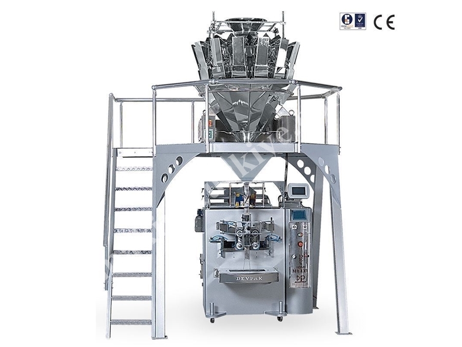 60 Packs/Minute Fully Automatic Vertical Packing Machine Devpak Makina ...