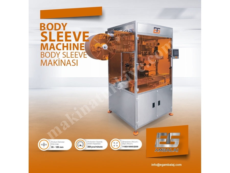 EG Body Sleeve Machine EG Ambalaj E-BS001 | makinaturkiye.com