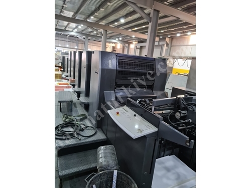 530X740 Mm 5 Renk Ofset Baskı Makinesi Heidelberg SM 74-5+L ...