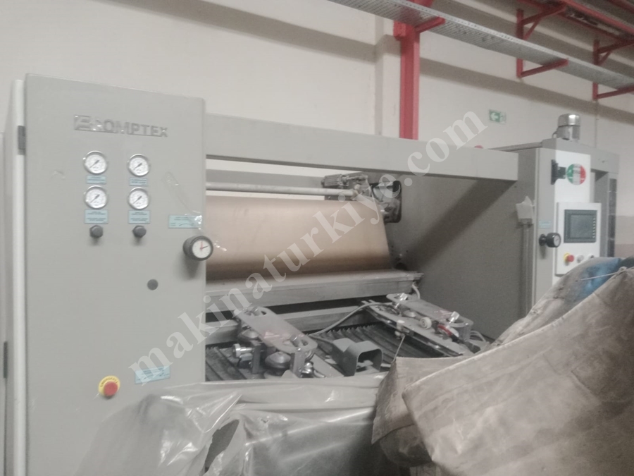 Tüp Kumaş Sanfor Makinası & Tube Fabric Compect Machine Ferraro Tüp ...