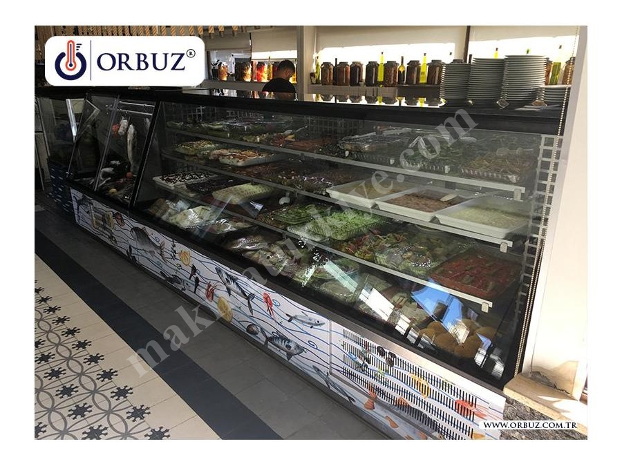 Monophase Fisch-Präsentationsschrank Orbuz Foça | makinaturkiye.com