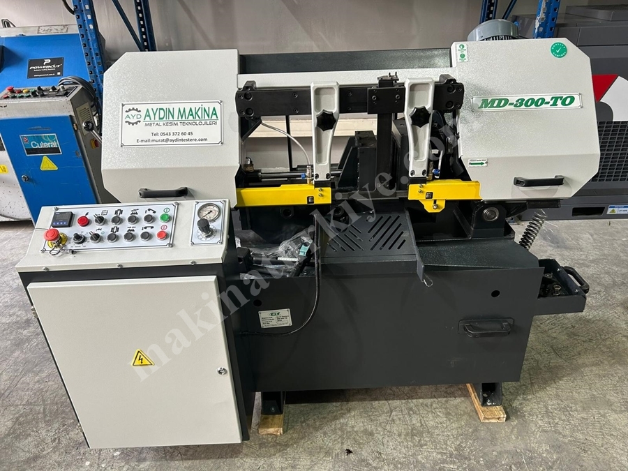 AYDIN MD 300 Tam Otomatik Şerit Testere Makinesi Aydın Testere MD 300 ...
