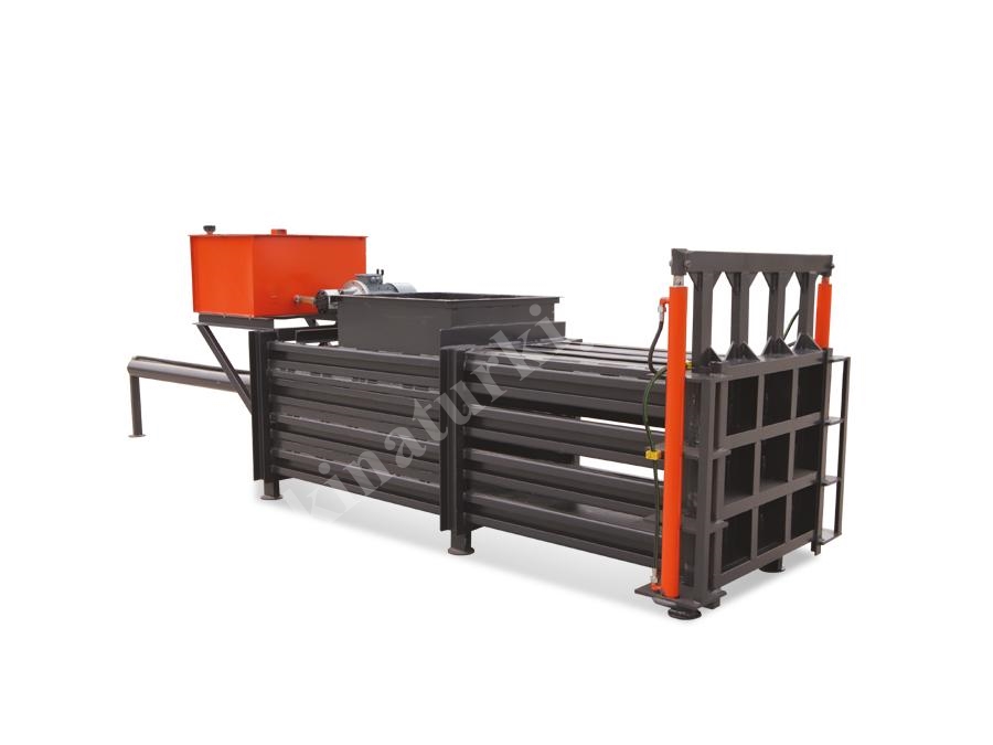 30 Ton Kapaklı Yatay Atık Balya Presi Kimya Hidrolik KMH ECO ...