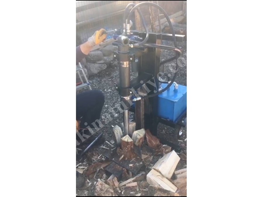 50x60 cm Odun Kesme ve Yarma Makinesi Bursan Hidrolik BS-Y01 ...