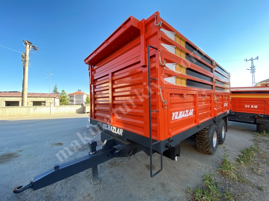 10 Tonluk Tandem Çift Dingil Tır Tipi Römork Yılmazlar Y-R006 ...