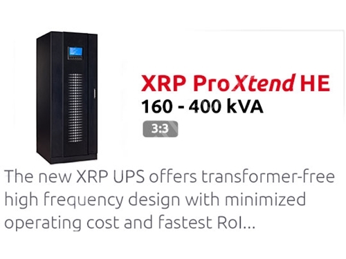 160-400 kVA Ups Power Source Tsine XRP ProXtend HE | makinaturkiye.com