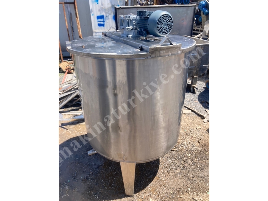 1000 Litrelik Paslanmaz Gıda Mikseri Paslanmaz Depo M 2206 | makinaturkiye.com