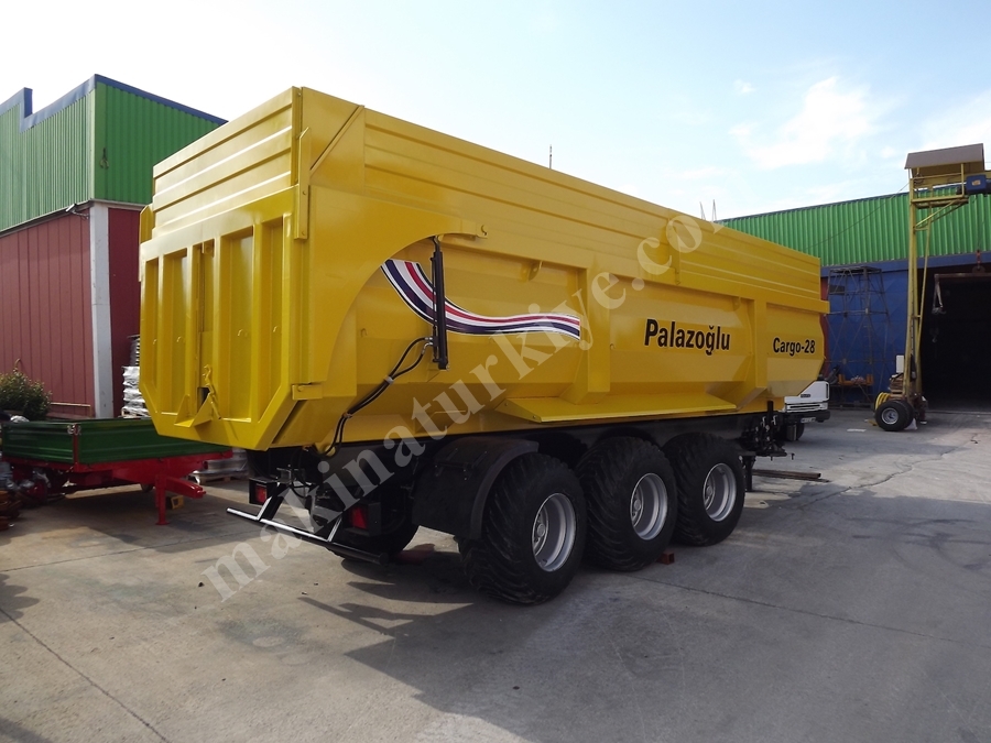 3 Dingil 6 Tekerlekli Römork 28 Ton - Cargo-28 Palazoğlu Cargo-28 ...