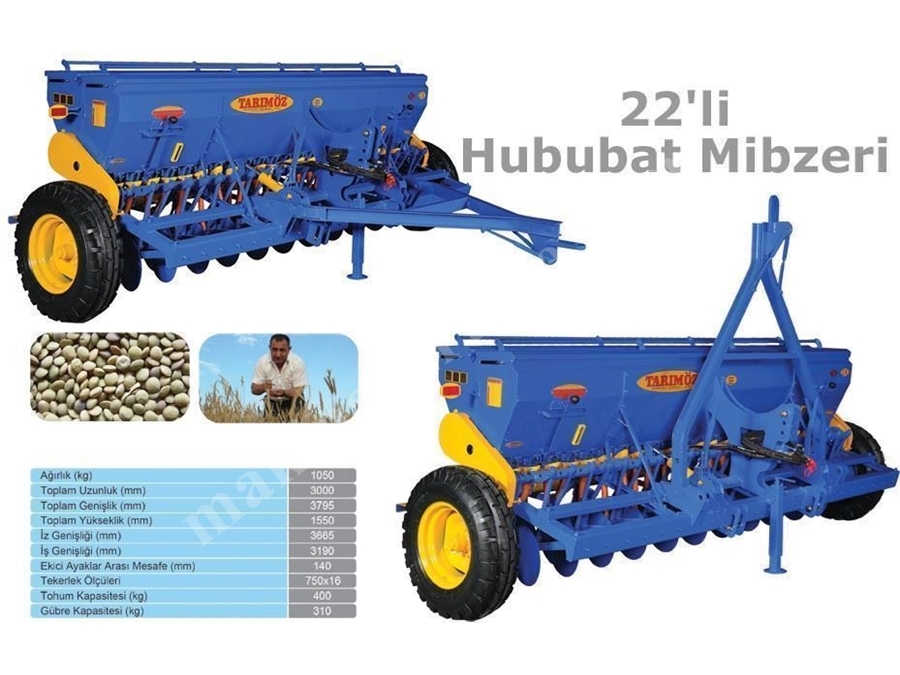 22 Li Hububat Mibzeri / Tarım Öz 22 Li Tarım Öz 22 Lİ | makinaturkiye.com